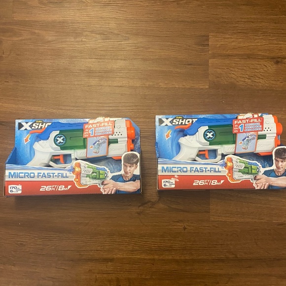 x shot | Toys | Brand New Zuru Xshot Micro Fastfill Blaster Toy Mini ...